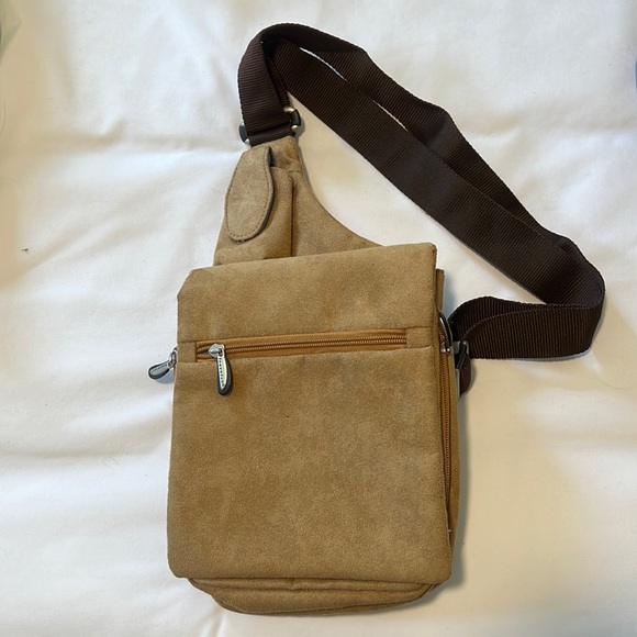 Travelon | Bags | Nwot Travelon Suede Antitheft Crossbody Bag | Poshmark